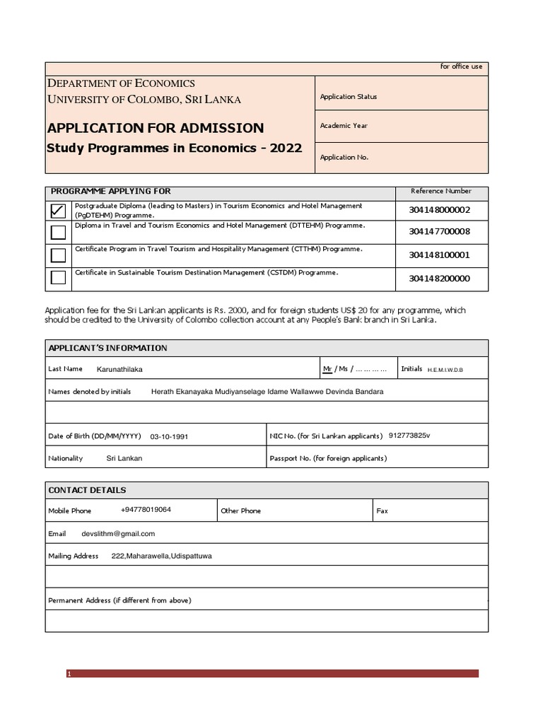Application UOC Tourism | PDF | Academic Degree | Diploma