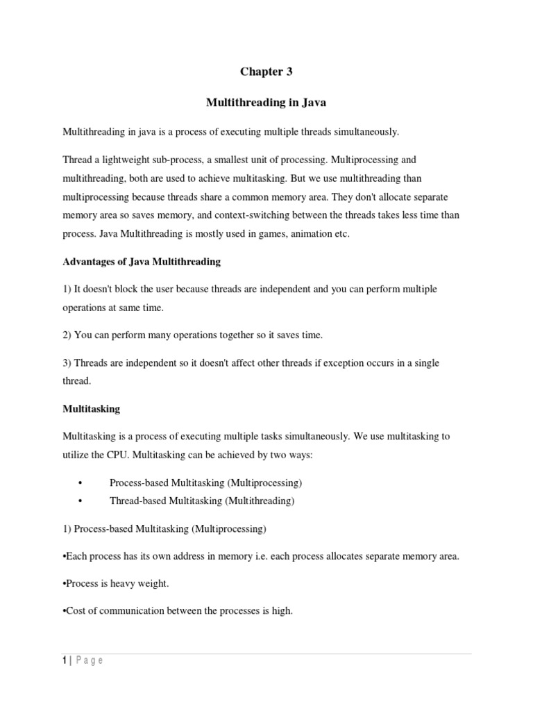 Java Programming Chapter 5 Multithreading Detail | PDF | Process ... Java Programming Chapter 5 Multithreading Detail | PDF | Process ...
