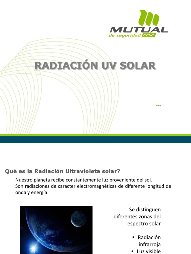 Radiación Solar Uv H o | PDF | Ultravioleta | Protector solar