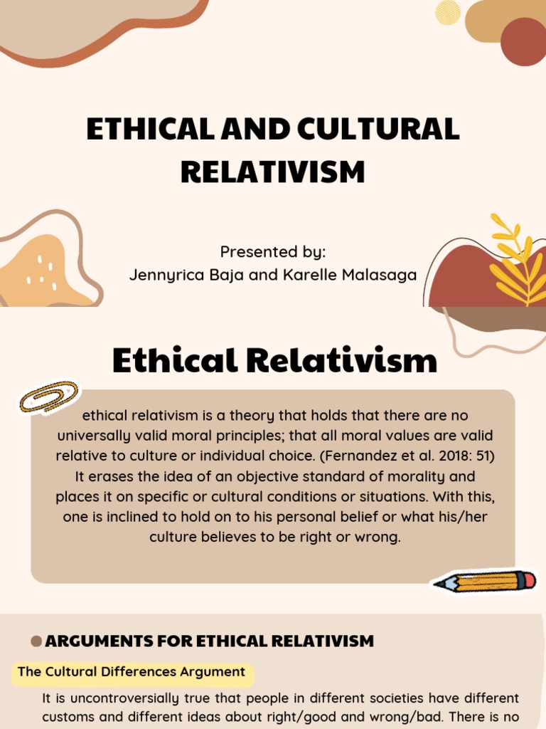 Ethical Relativism | PDF | Relativism | Morality