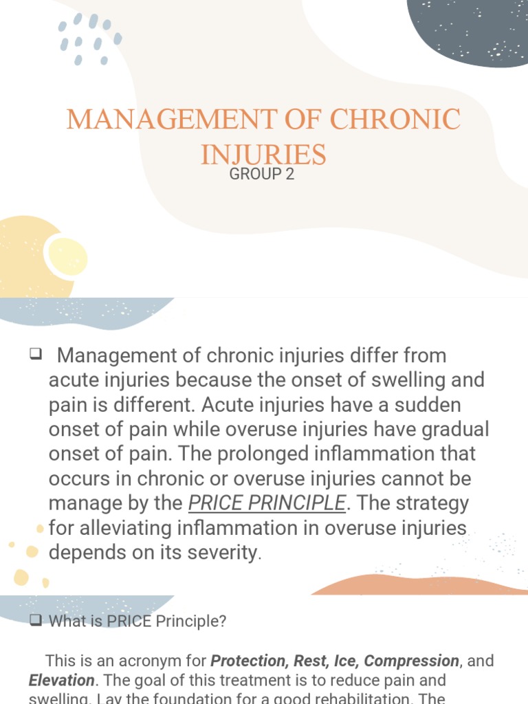 Chronic Injury Management | PDF | Shock (Circulatory) | Blood
