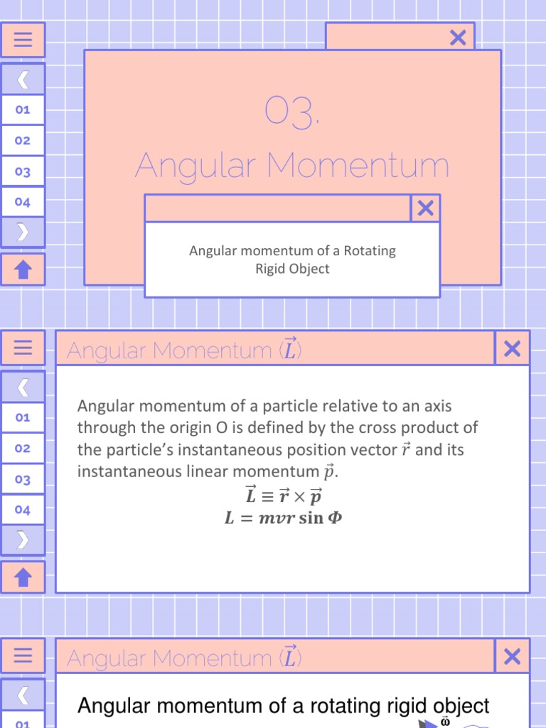 Angular Momentum | PDF | Angular Momentum | Rotation Around A Fixed Axis