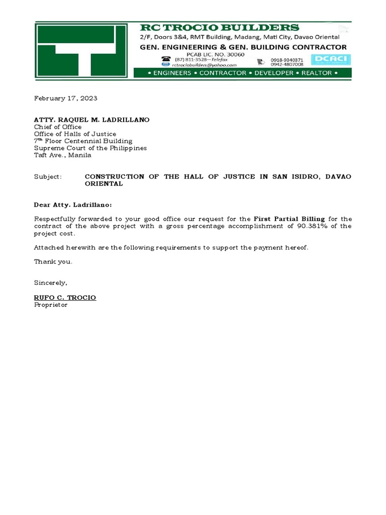 Request Letter | PDF