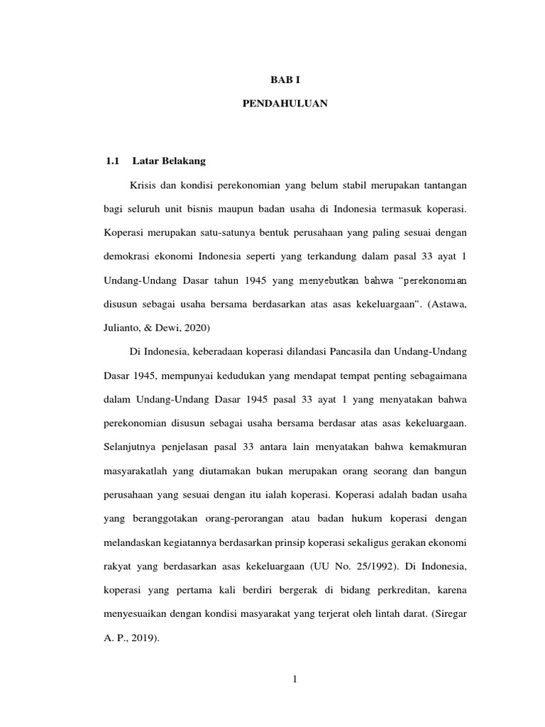 Koperasi Citra Mandiri: Pelayanan Simpan Pinjam | PDF