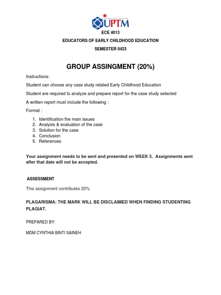 Group Assingment Ece4013 | PDF
