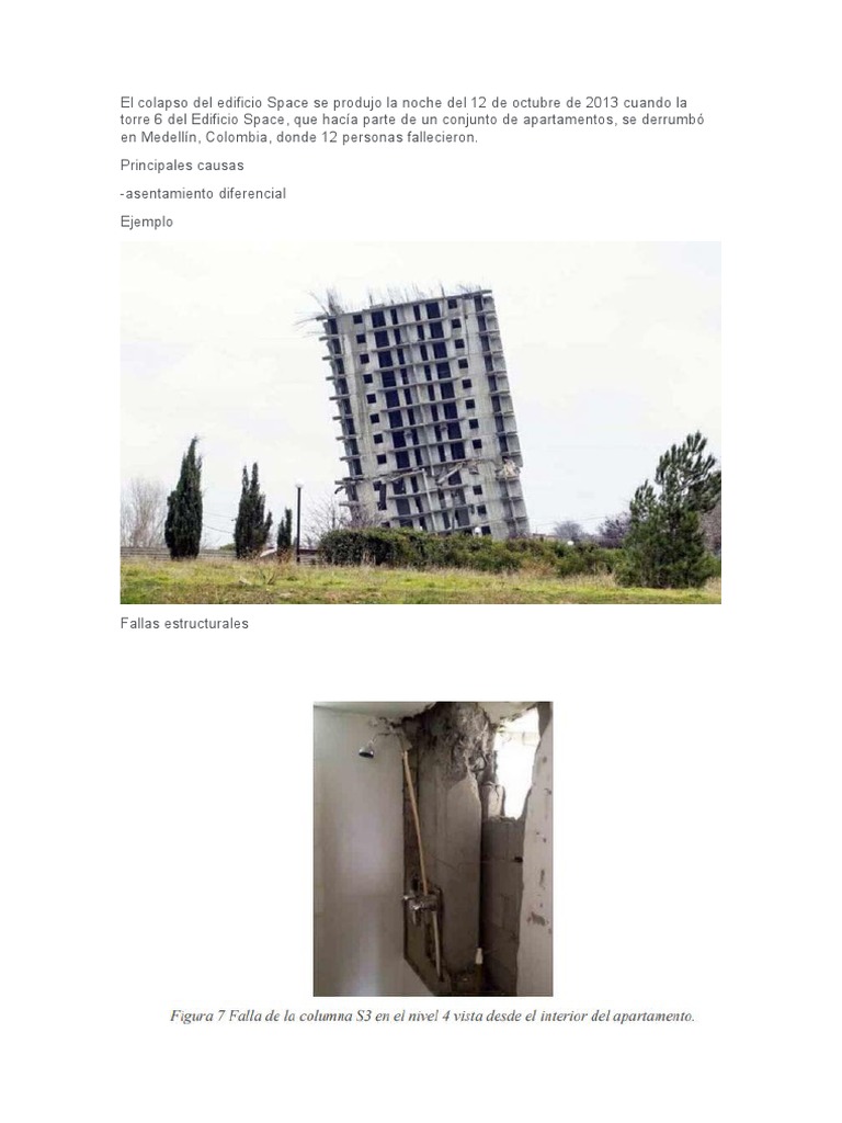 El Colapso Del Edificio Space Se Produjo La Noche Del 12 de Octubre de 2013 Cuando La Torre 6 ...