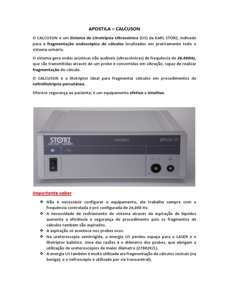 Apostila Calcuson - Final | PDF