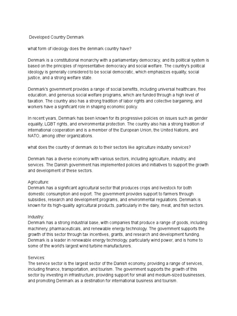 Jalbuna Denmark and Samoa | PDF | Denmark | Agriculture