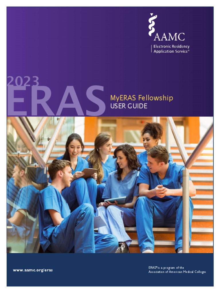 MyERAS 2023 Fellowship User Guide - 1.5.2023 | PDF