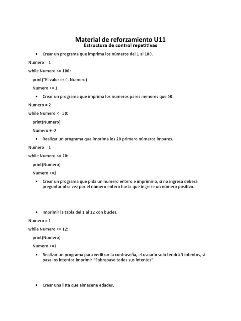 Material de Reforzamiento U11 | PDF | Informática