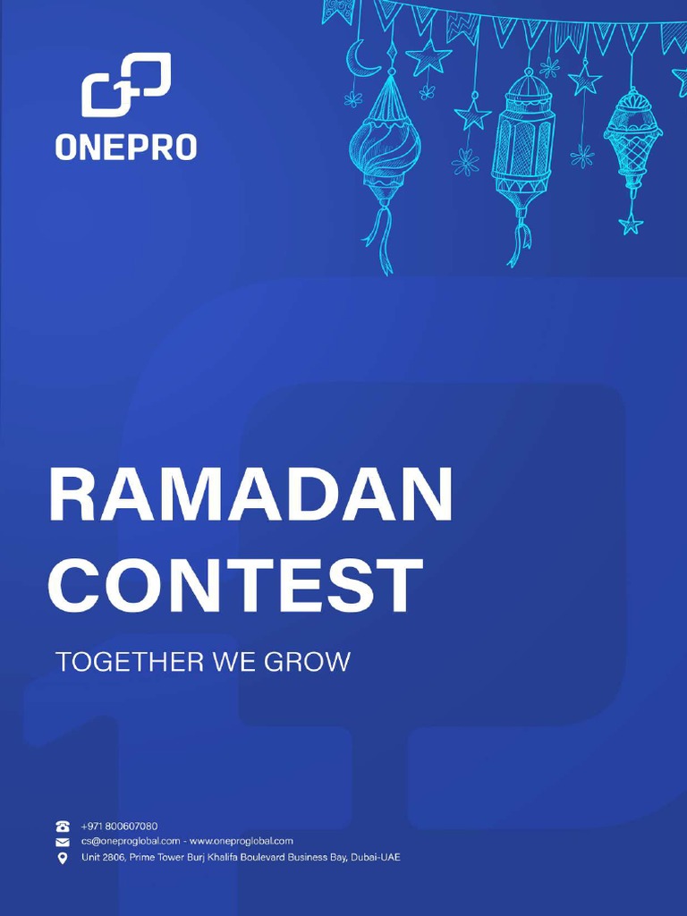 Onepro Rmadan Contest | PDF