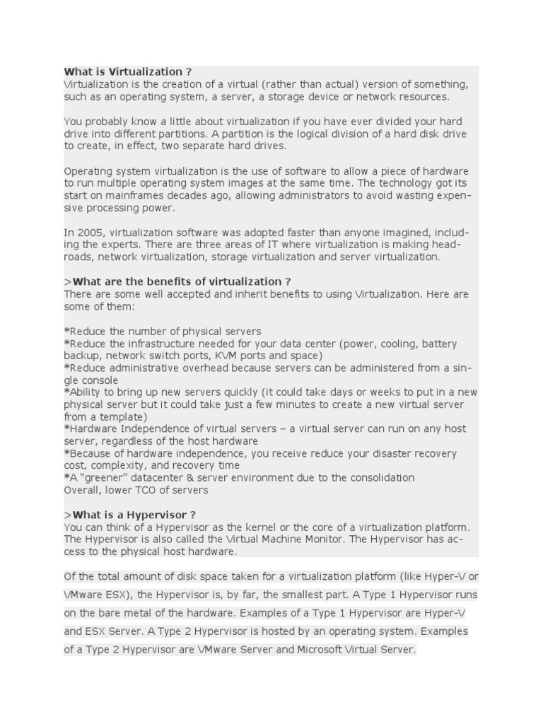 Vmware IQ | PDF | Virtualization | Hyper V