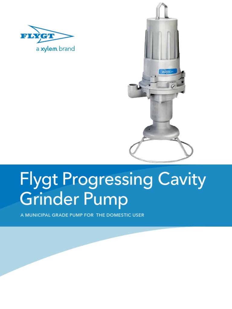 287 287 Fb020-279 Flygt PC Pump Brochure | PDF | Electric Motor | Pump