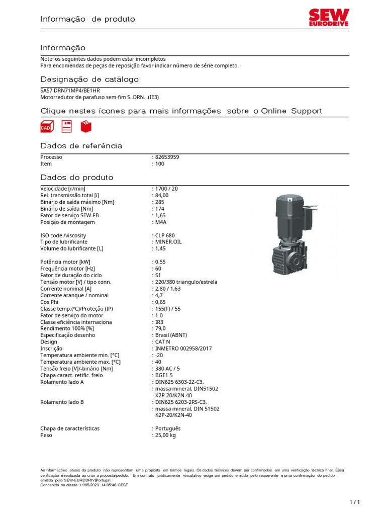 Sa57 DRN71MP4 Be1hr | PDF | Quantidades físicas | Ciências Físicas