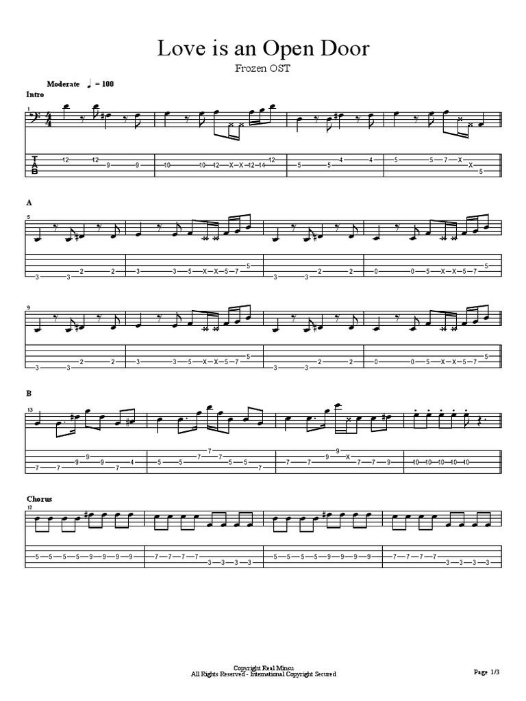 Love Is An Open Door | PDF