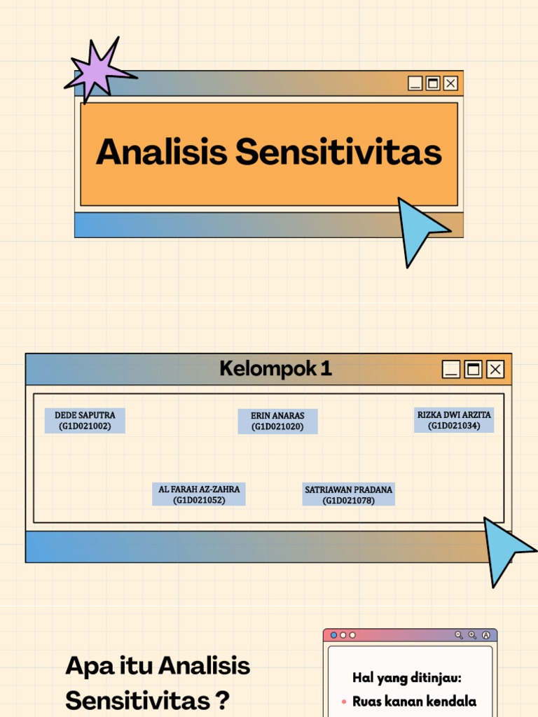 Analisis Sensitivitas Kelompok 1 | PDF
