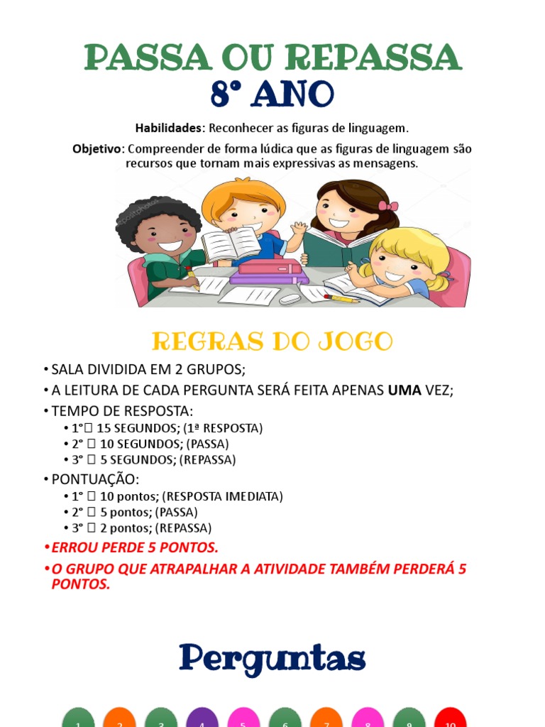 Passa Ou Repassa - 8° Ano | PDF | Metáfora | Linguística