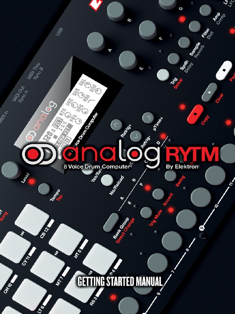 Analog Rytm Quickstart Guide 1.21b English Web | PDF | Synthesizer | Mode (Music)