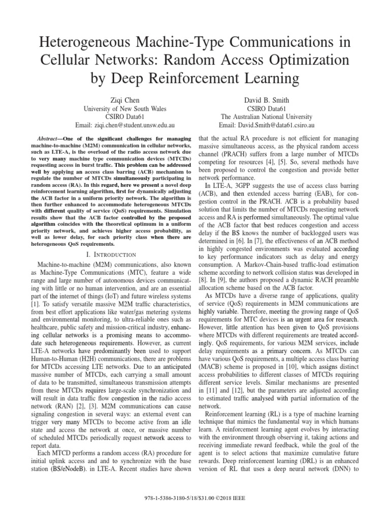 Heterogeneous Machine-Type Communications in Cellular Networks: Random ... Heterogeneous Machine-Type Communications in Cellular Networks: Random ...