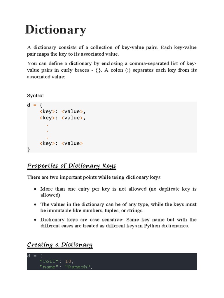 Dictionary | PDF | Computer Programming | Information Technology Management