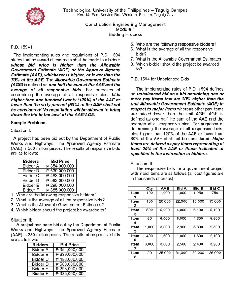 Bidding Process Overview and Examples | PDF | Economies