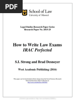 IRAC Method | PDF | Question | Criminal Law