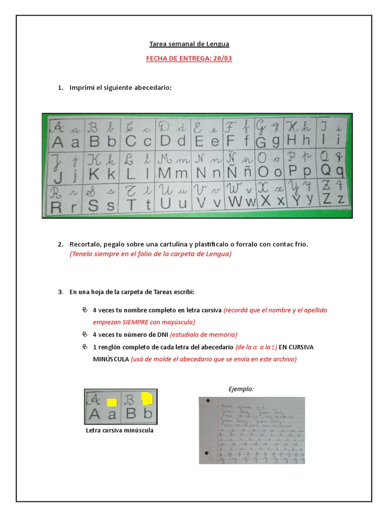 Tarea Semanal de Lengua 1 | PDF | Ficción general