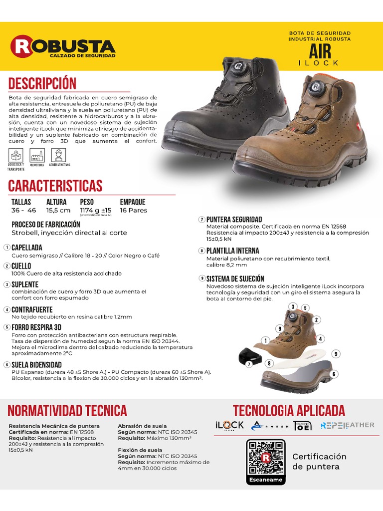 Ficha Técnica Air Ilock | PDF