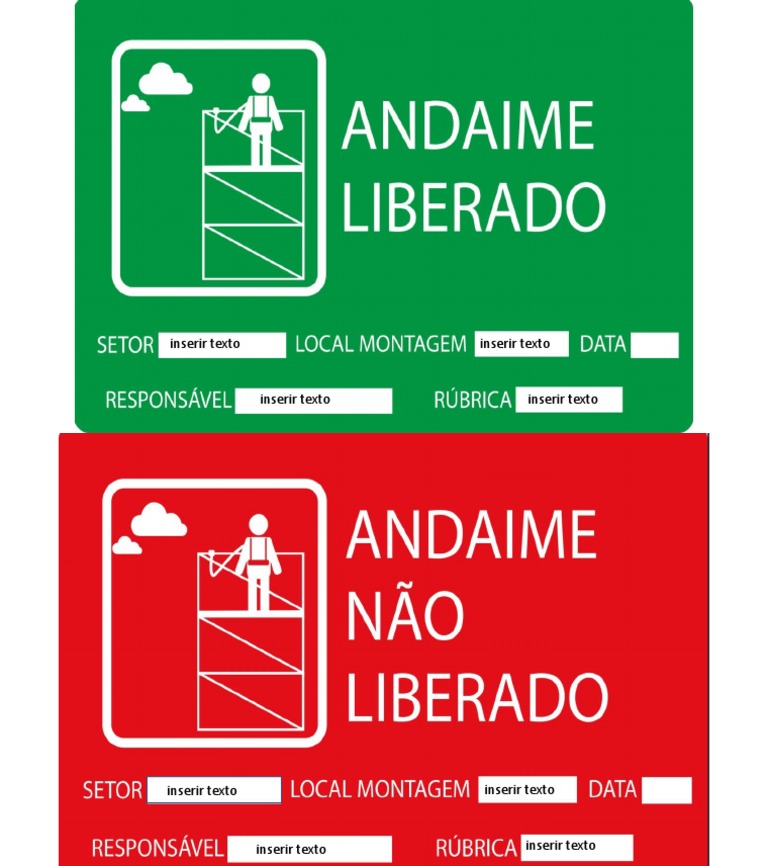 Placas Andaime Libverado | PDF