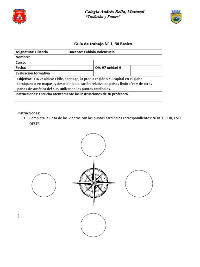 Guía-Historia-3°-1 Oa 2° Básico | PDF | Américas | Cartografía
