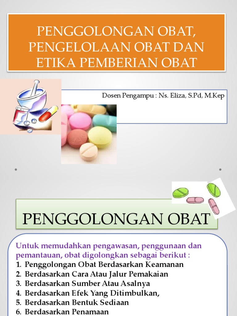Pengolongan Dan Klasifikasi Obat | PDF