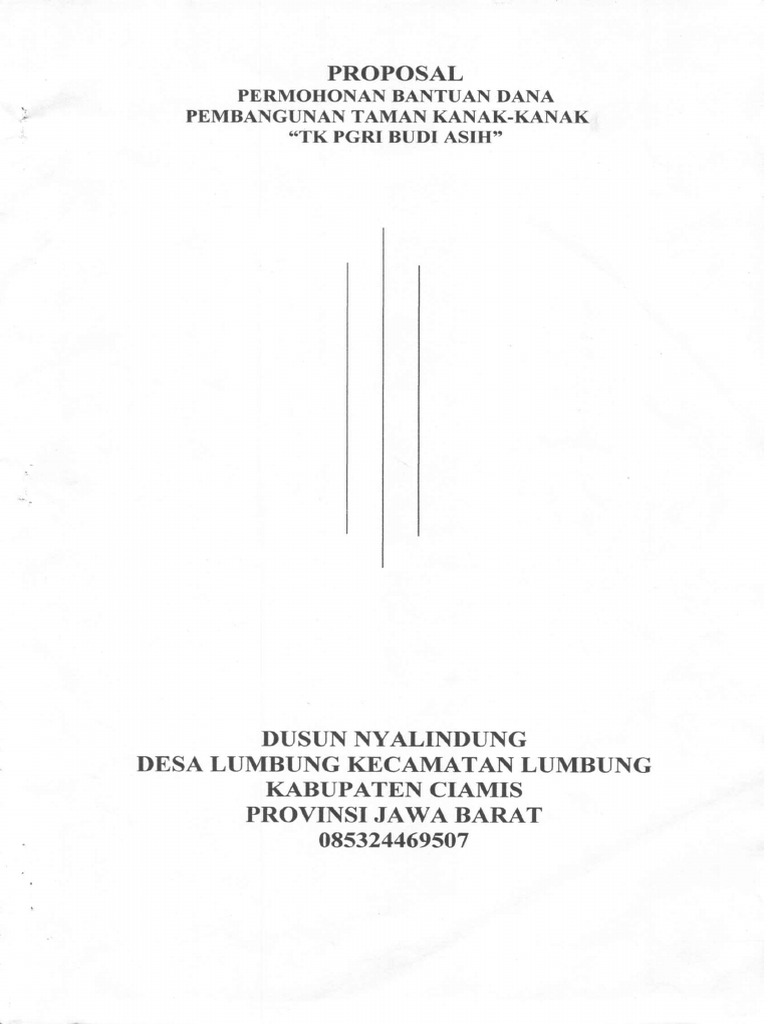 TK PGRI Budi Asih 1 | PDF