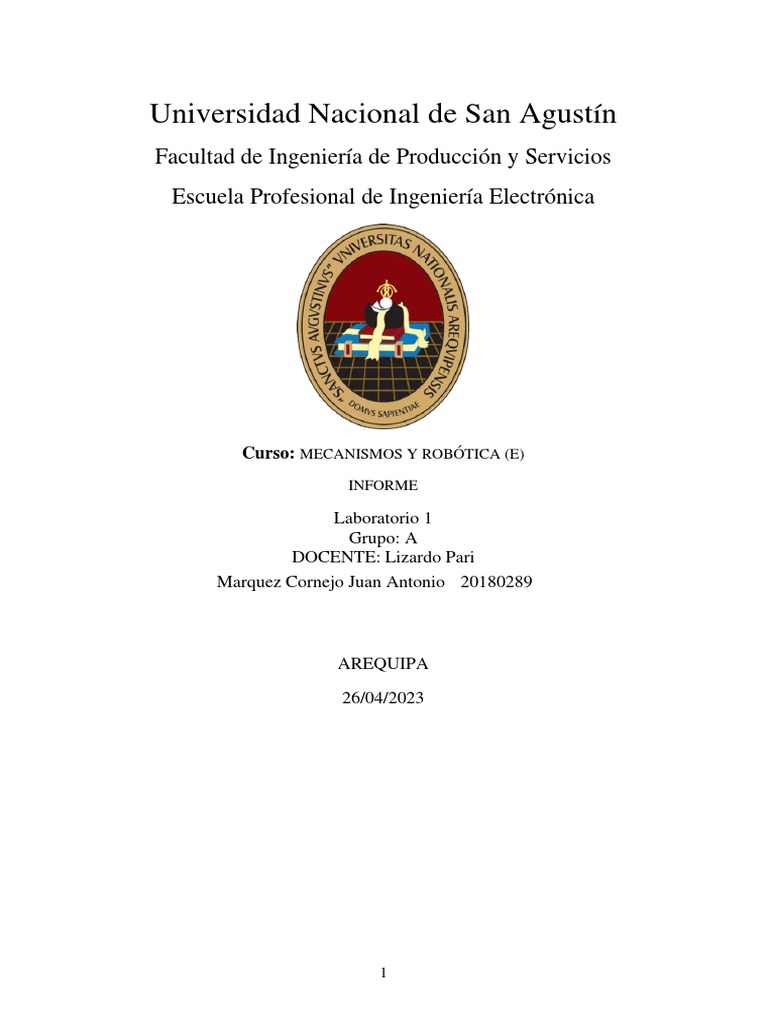 Práctica 1 Robotica 2020 Pdf Rotación Matriz Matemáticas