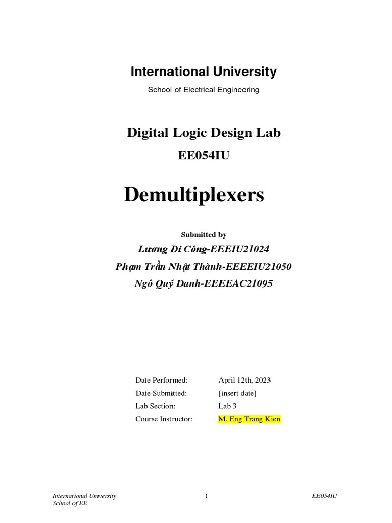 DLD_Luong-Di-Cong_Pham-Tran-Nhat-Thanh_Ngo-Qui-Danh_Lab5. (1) | PDF | Computing | Information ...