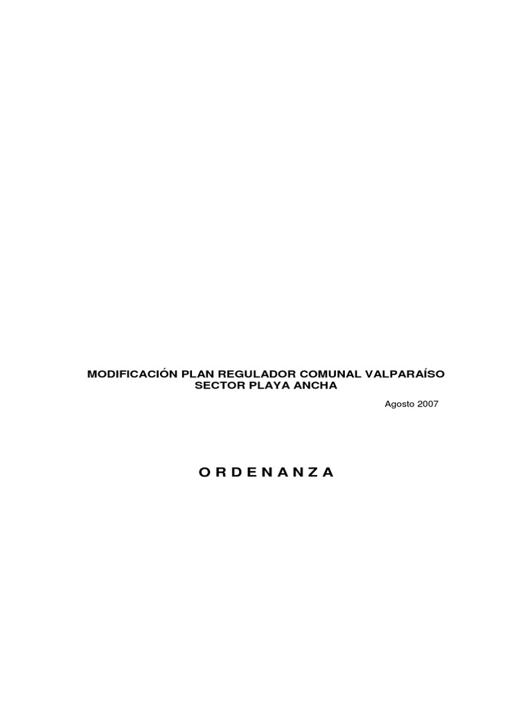 Ordenanza | PDF | edificio