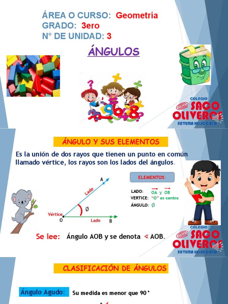 Tercero U3 s1 | PDF | Ángulo | Geometría Elemental
