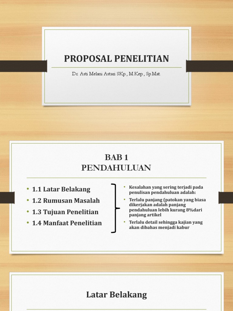 Proposal Penelitian | PDF