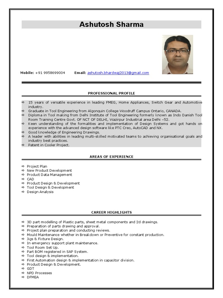 Ashutosh CV | PDF