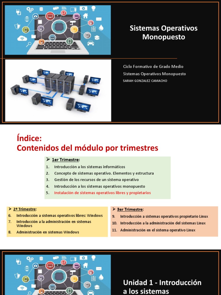 Unidad 1 - Estudiante SOM - Introducción A Los Sistemas Informáticos y Sistemas Operativos OyG ...