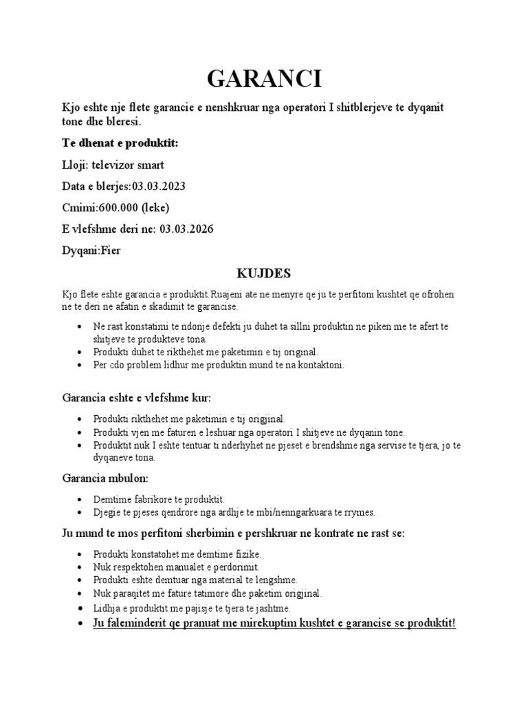 Garanci Ledjona | PDF