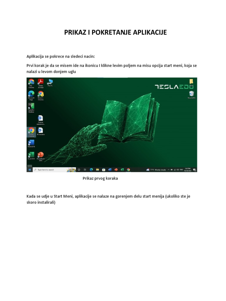 Prikaz I Pokretanje Aplikacije | PDF
