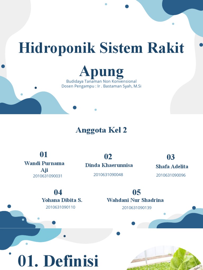 Sistem Rakit Apung dalam Hidroponik | PDF | Sains & Matematika ...