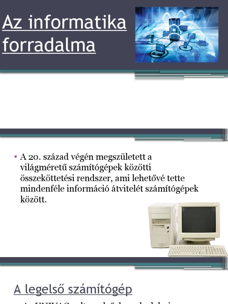 Az Informatika Forradalma | PDF
