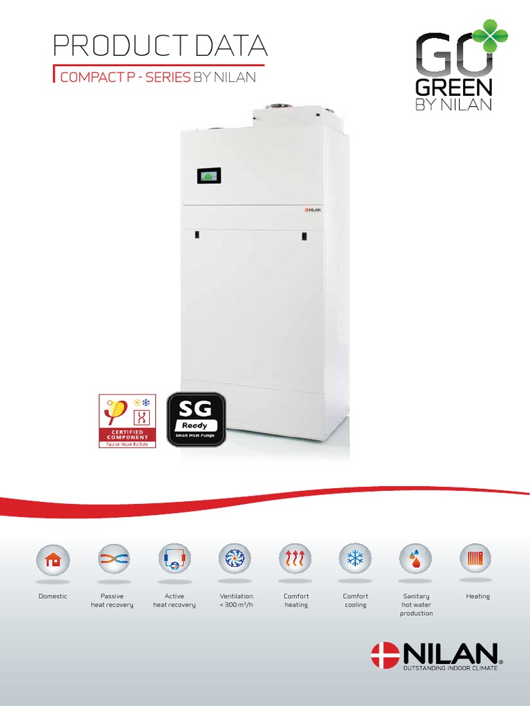 Compact P CTS 700 Product Data | PDF | Water Heating | Heat Pump