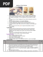 Bandaging Techniques | PDF