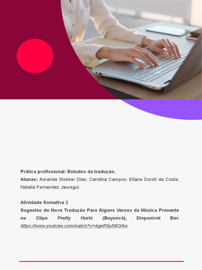Sugestões de Tradução para Pretty Hurts | PDF | Traduções | Crítica