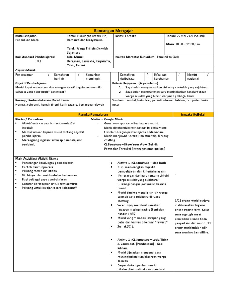 RPH M18 24 - 28 Mei 2021 | PDF