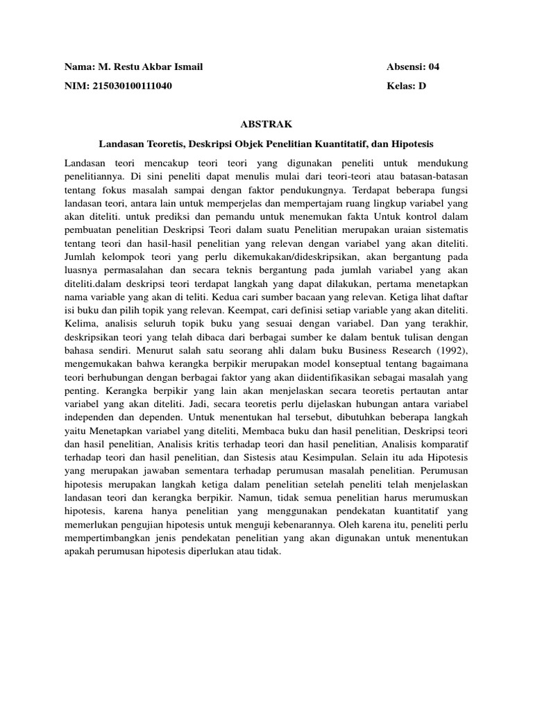 04_M. Restu Akbar Ismail_215030100111040_abstrak 6 | PDF