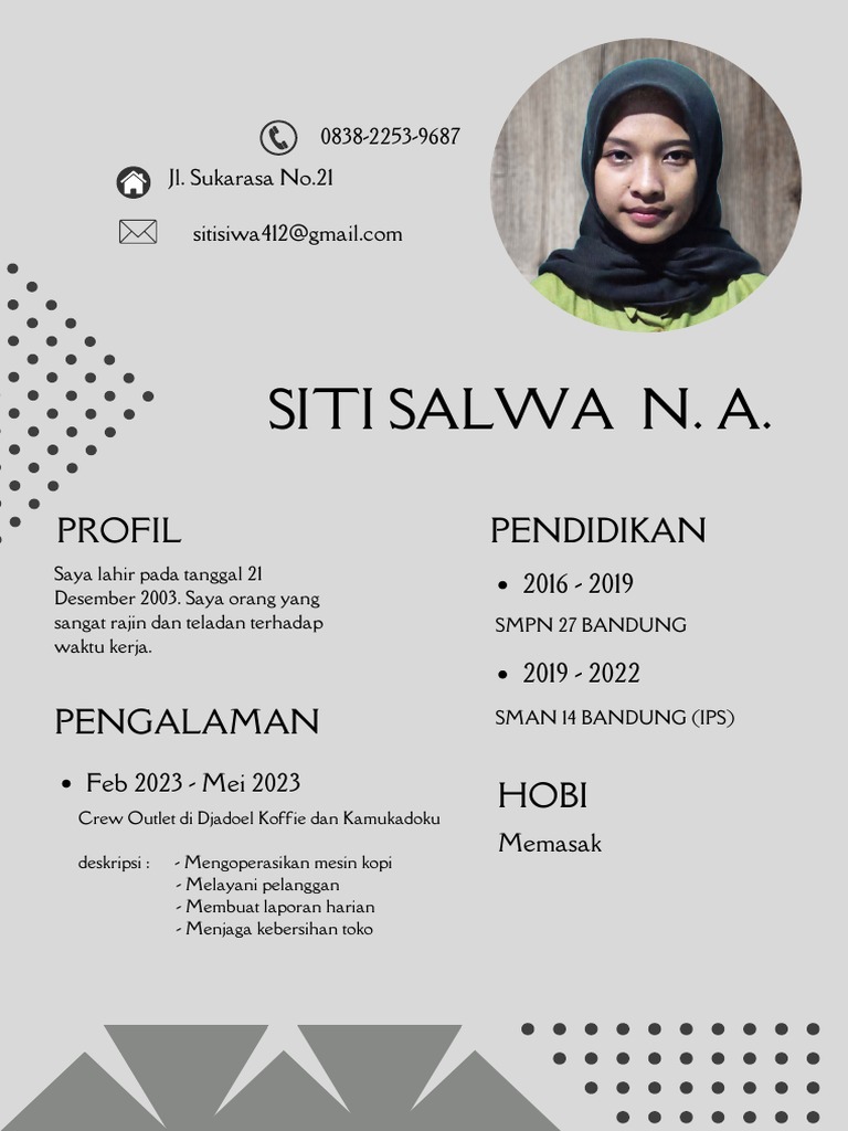 CV Salwa 2023 | PDF