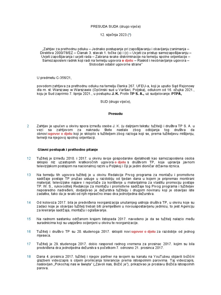 ugovor o djelu | PDF